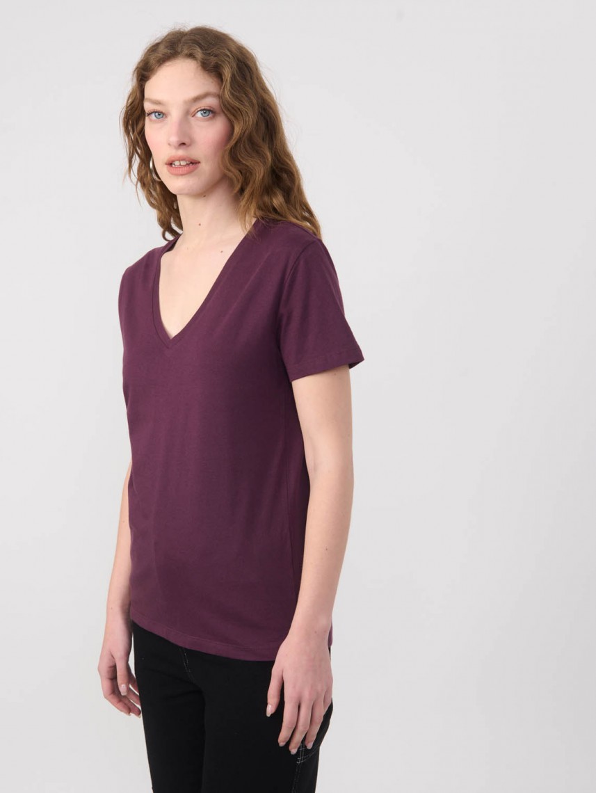 UNIQUE BASIC V NECK SHIRT