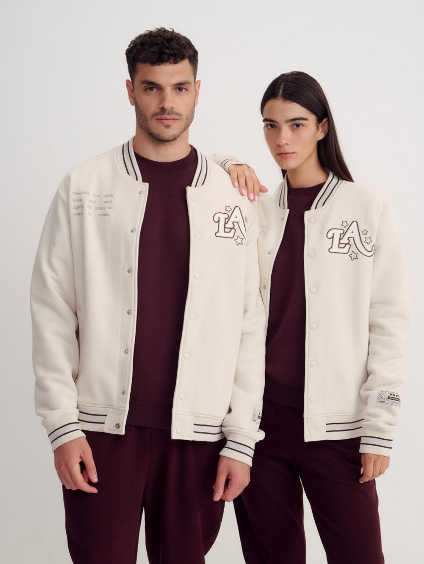 college bomber jacket